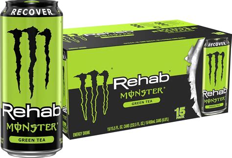 Monster Energy Rehab Green Tea Energy Energy Iced Tea Energy Drink
