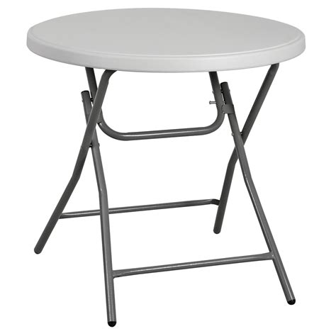 Plastic Cocktail Tables Gnomiya 32in Round Folding