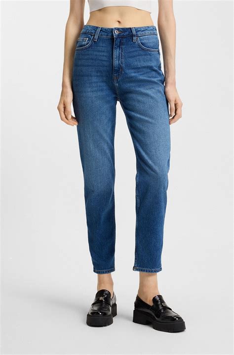 Calças De Ganga Feminina Skinny Slim Regular Mom Fit Hugo Boss