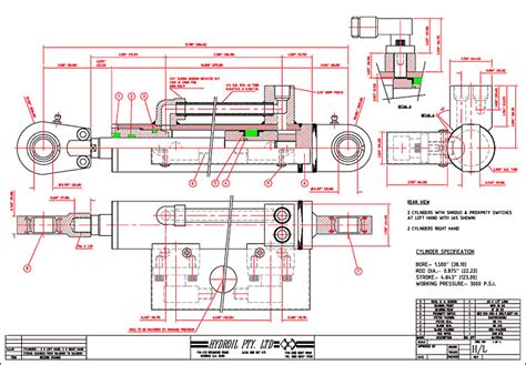 Proximity Sensor Cylinder Hydroil