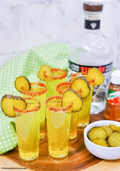 Pickle Shots With Tequila Tiktok Viral Recipe Everyday Shortcuts