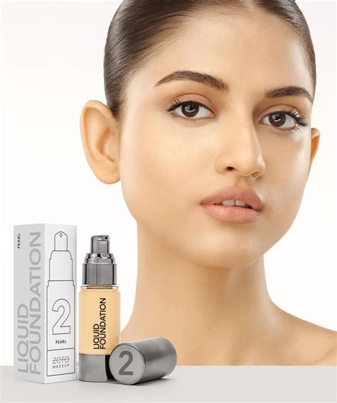 Liquid Foundation Full Coverage Foundation Zero Makeup Zero Makeup Mena