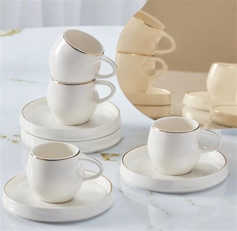 Karaca ყავის ჭიქების ნაკრები 6 პერსონაზე Veli Store