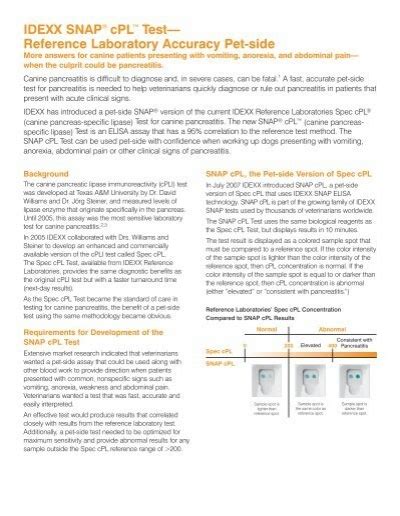 Snap Cpl Test Idexx Laboratories