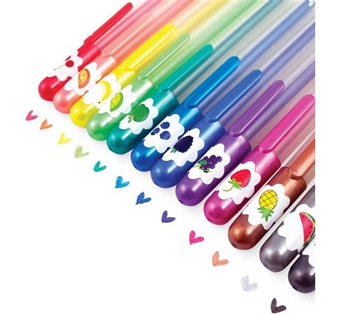 Shop Ooly Yummy Scented Glitter Pens Set Of 12 School Stationery For