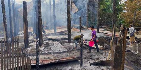 မီးရှို့ဖျက်ဆီးခံရသည့် နေအိမ်များပြန်ဆောက်ရန် Ydfထီးလင်းထံမှ သစ်အကူအညီတောင်းနိုင်