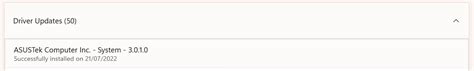 What Is The Asustek Computer Inc System 3 0 1 0 Driver That Just Came Thru Windows Upate