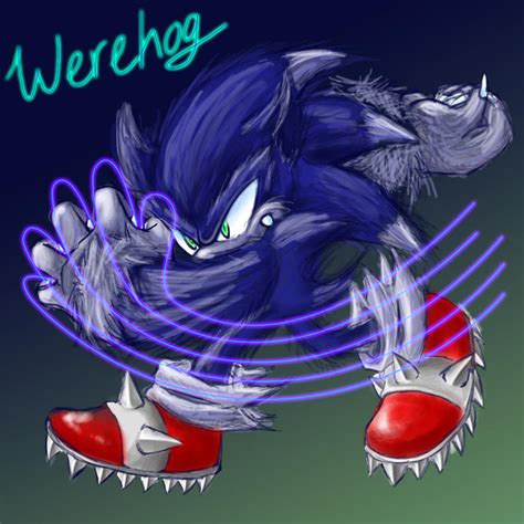 Sonic Werehog By Kasurii On Deviantart