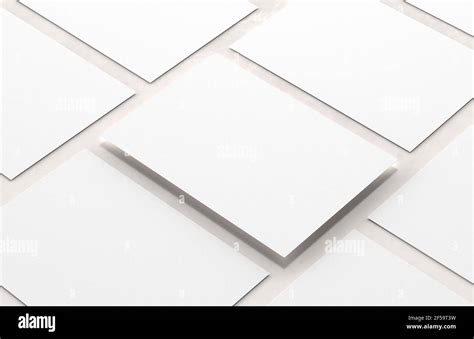 A4 Size White Paper Mock Up Isolated On Soft Background Blank Portrait A4 Mock Up 3d