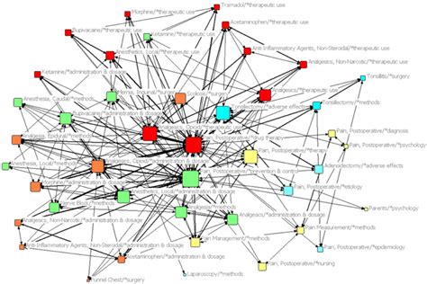 Social Network Structure Map For Main Medical Subject Heading Mesh