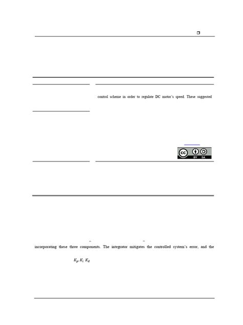 Pid Speed Control Of Dc Motor Using Meta Heuristic Algorithms Pdf Electric Motor Control