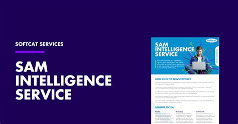 Sam Intelligence Service Softcat Services