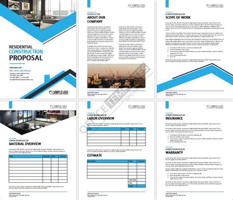 24 Free Construction Proposal Templates For Ms Word