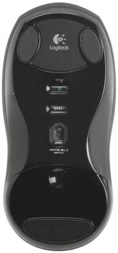 Logitech Lx6 Gray Black Cordless Optical Mouse