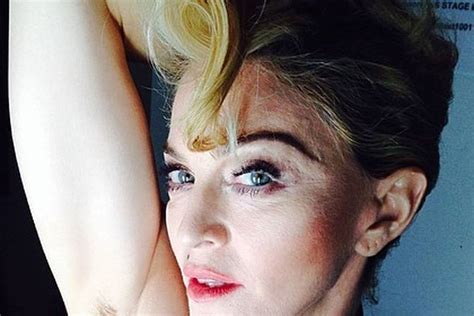 Madonna Underarm Hair Picture Madonna Instagram Glamour Uk