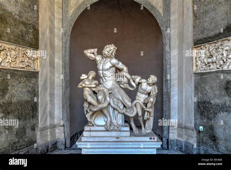 Sculpture And Art In The Vatican Museum Vatican City Rome Italy