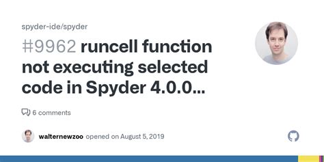 Runcell Function Not Executing Selected Code In Spyder 400 Beta4