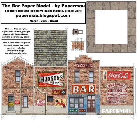 Printable Paper Models Architecture