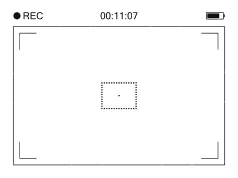 Premium Vector Video Camera Recording Viewfinder Vector Illustration