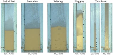 Representative Examples Of Different Flow Regimes Produced In