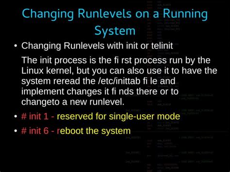 Linux Booting And Runlevels Ppt