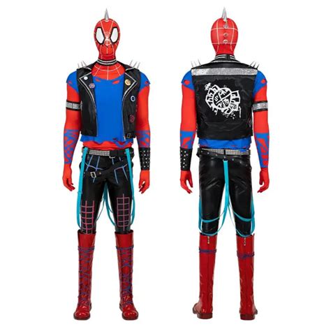 Spider Punk Costume Spider Man Across The Spider Verse Hobie Brown