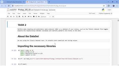 Prodigy Infotech Task 2 Data Cleaning And Analysis Harsh Raj Posted On The Topic Linkedin