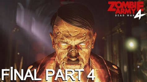Fİnal Adolf Hİtler Boss SavaŞi Zombie Army 4 Dead War Gameplay