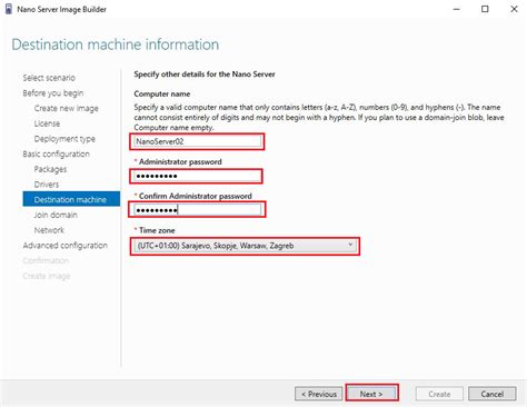 Create Nano Server Image With Nano Server Image Builder Admin
