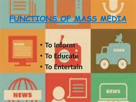 Mass Media In Education Pptx