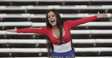 파라과이 응원하는 미녀