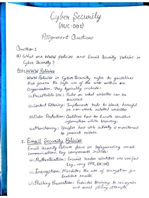 Cyber Security Assignment Pdf
