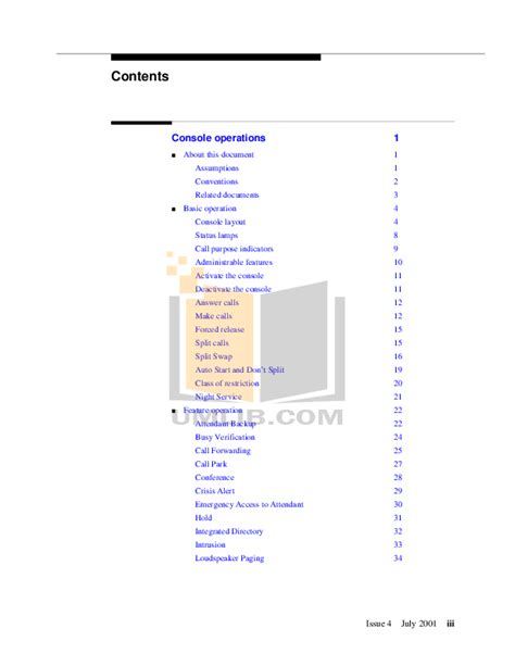 PDF Manual For Avaya Telephone Definity D PDF Manual For Avaya Telephone Definity D