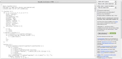 Merapikan Coding Javascript Secara Otomatis Hanggawebid