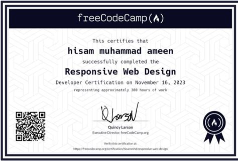 Hisam Muhammad On Linkedin Webdevelopment Freecodecamp