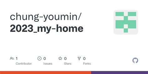 Github Chung Youmin2023my Home