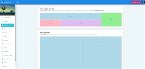 Free Angular Dashboard MaterialPro LITE