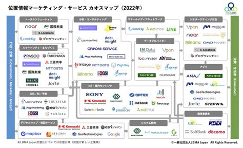 位置情報マーケティングサービスの「カオスマップ2022年版」が発表 │ Geonews