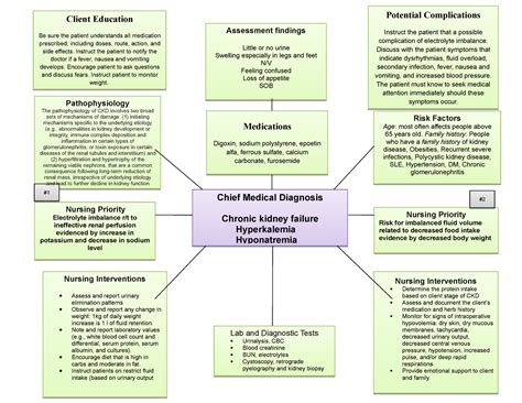 Concept Map Week Pathophysiology The Pathophysiology Of Ckd Involves