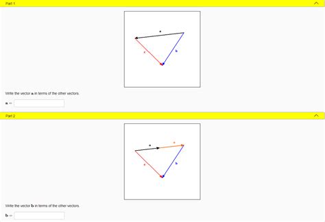 Solved Write The Vector A In Terms Of The Other Vectors A Chegg Com