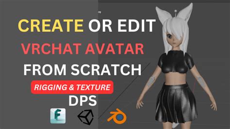Create Or Texture Custom Vrchat Avatar With Dps Nsfw Vtuber Furry Vr Chat Avatar By Hernny Fiverr