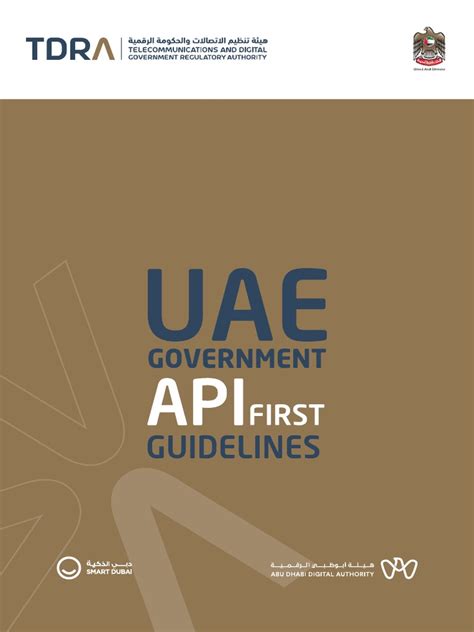 Uae Government Api Guidelines First Version Pdf Standardization Representational State