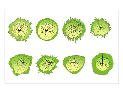 Colored Trees Symbols Dwg Thousands Of Free Autocad Drawings