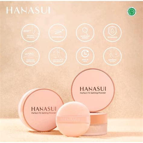 Jual Hanasui Perfect Fit Setting Powder Indonesia Make Up Light