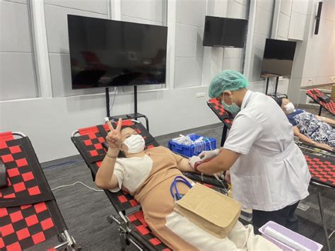 มว ร่วมบริจาคโลหิต “ทุกยูนิต รวมหัวใจ ชาว อว พร้อมใจบริจาคโลหิต ประจำปี ๒๕๖๖” 31 มีนาคม 2566