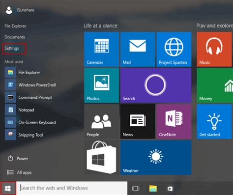 Customize Whether To Make Start Menu Transparent In Windows
