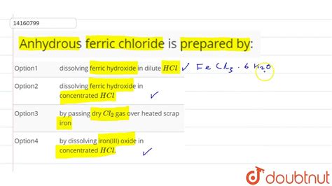 Ferric Chloride Properties Preparation And Applications 59 Off