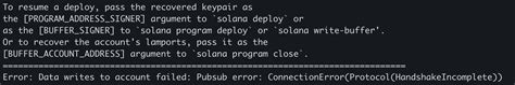 deploy program fail on devnet · issue 19774 · solana labs solana · github