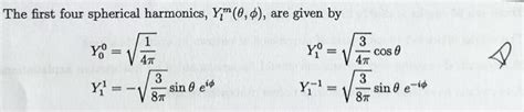 Solved A Wave Function In Spherical Polar Coordinates Is