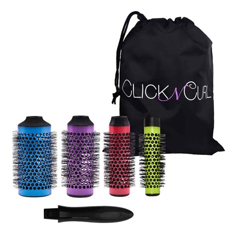 click n curl build your own custom set click n curl blowout brush set with detachable barrels